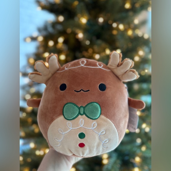 Squishmallows | Toys | Nwt Den 8 The Axolotl Gingerbread Squishmallow ...